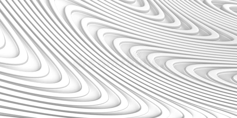 White Abstract Liquid Wavy Background Stock Illustration - Illustration ...