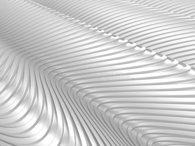 White Abstract Liquid Wavy Background Stock Illustration - Illustration ...