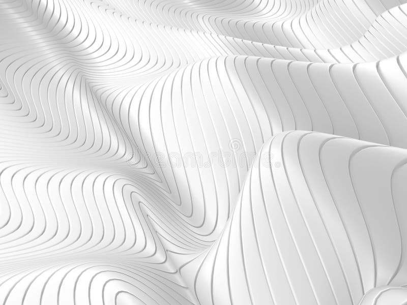 White Abstract Liquid Wavy Background Stock Illustration - Illustration ...