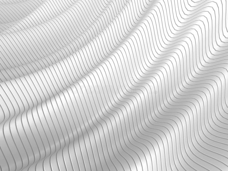 White Abstract Liquid Wavy Background Stock Illustration - Illustration ...