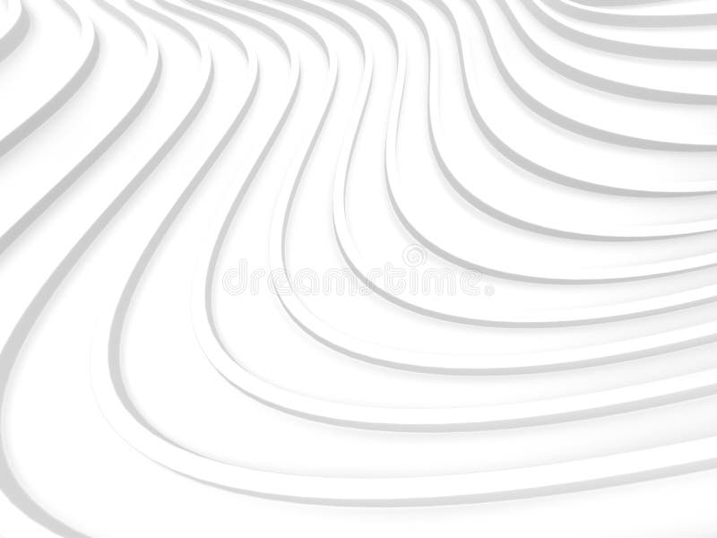 White Abstract Liquid Wavy Background Stock Illustration - Illustration ...