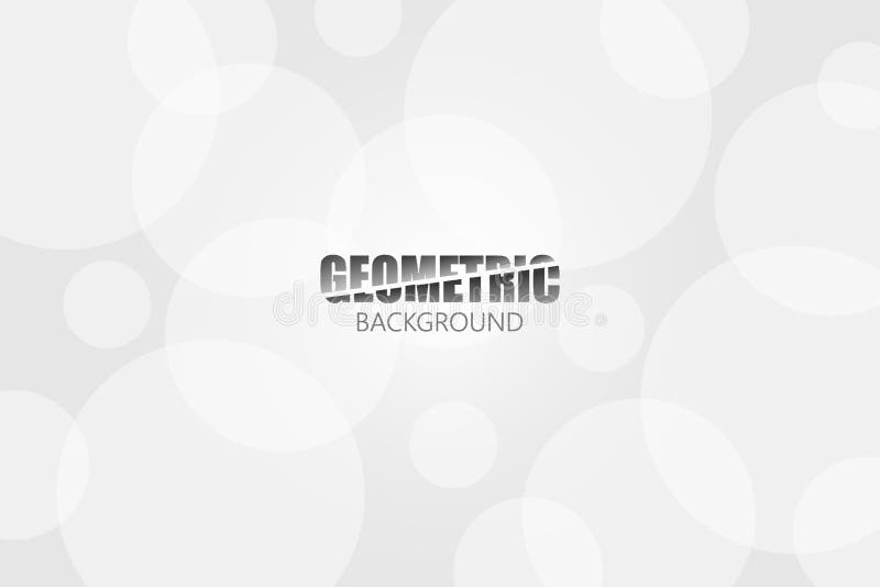 White Abstract Modern Transparency Circle Presentation Background Stock ...