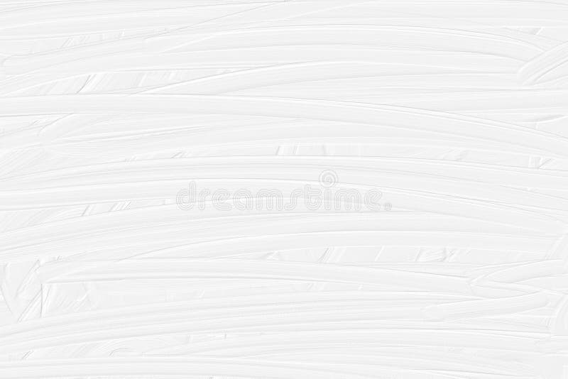 White Color Abstract Art Painting Brush Wave Background for ...