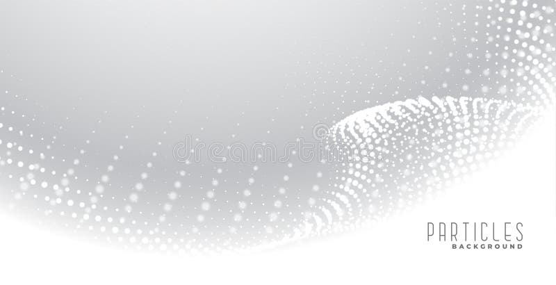 White Abstract Particles Elegant Background Design Stock Vector ...
