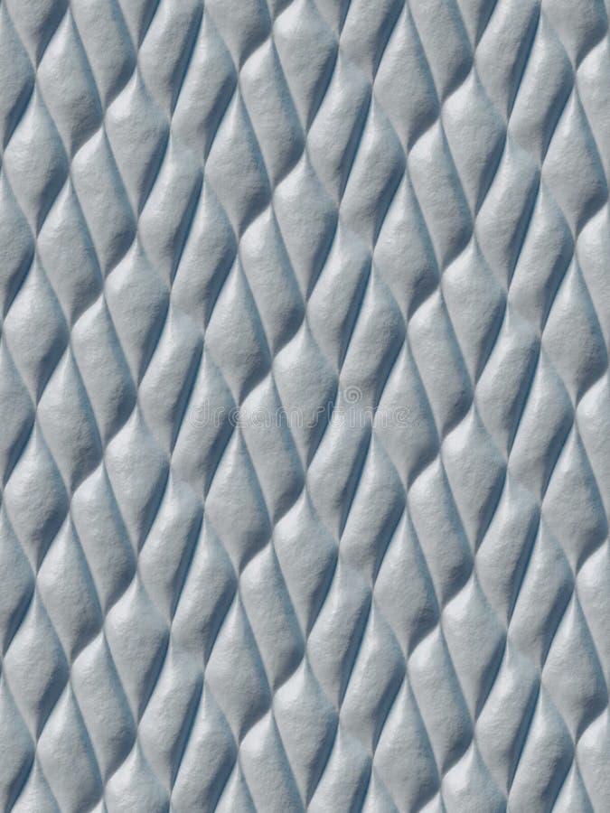 White Abstract Surface Pattern. 3d Rendering Stock Illustration ...