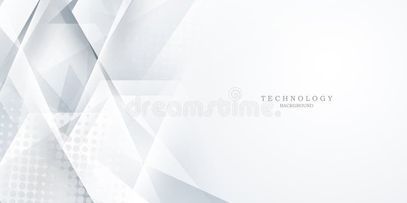 White Abstract Technology Background Modern Design Vector Illustration ...