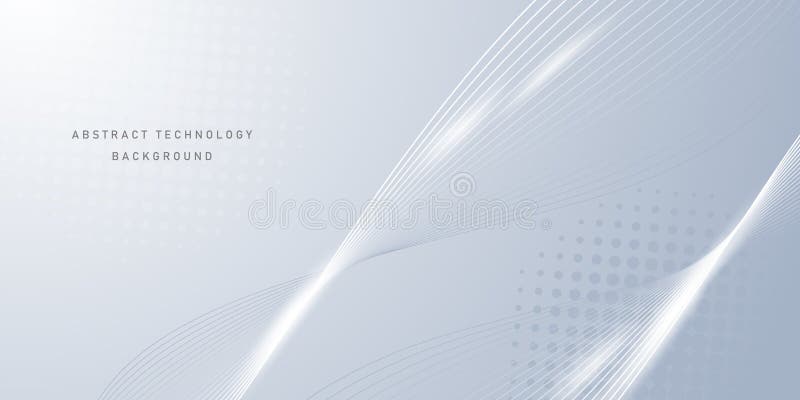 White Abstract Technology Background Modern Design Vector Illustration ...