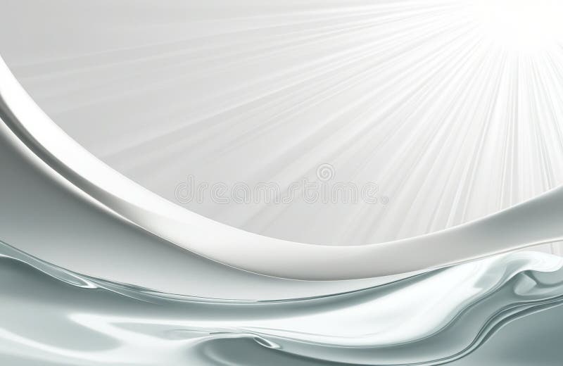 White Abstract Water Effect Design Stock Illustration - Illustration of ...
