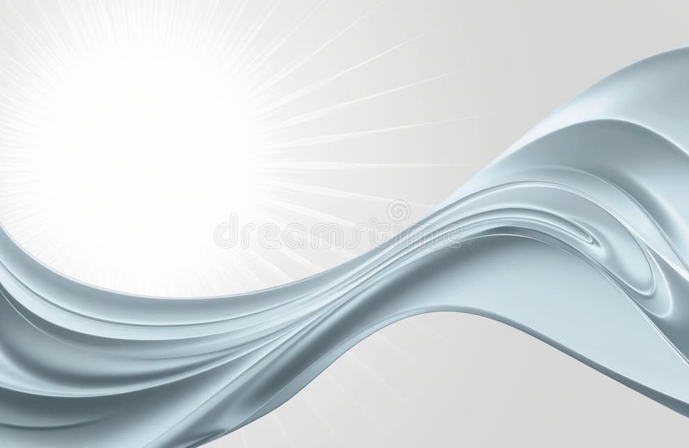 White Abstract Water Effect Design Stock Illustration - Illustration of ...