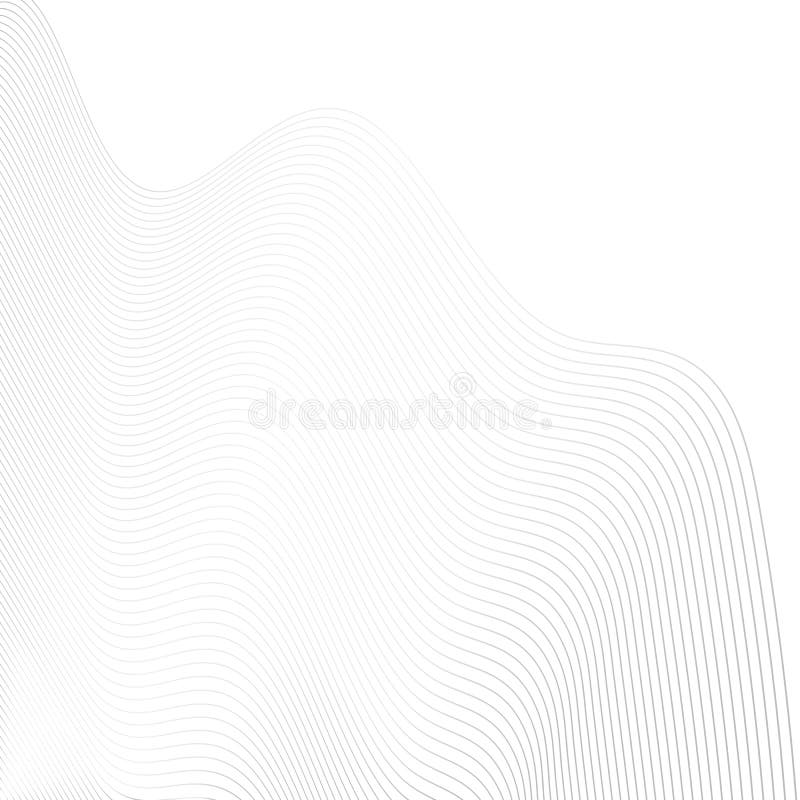 White Abstract Wave Lines Background Stock Vector - Illustration of ...