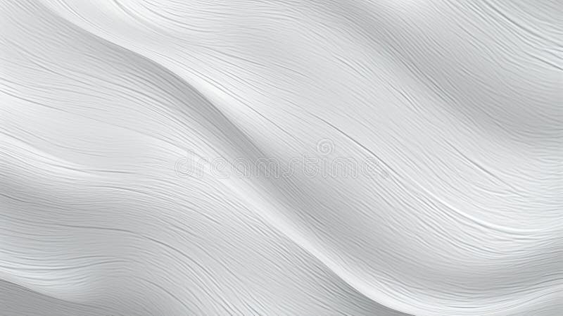 White Abstract Wavy Textured Background with Detailed Feather Rendering ...