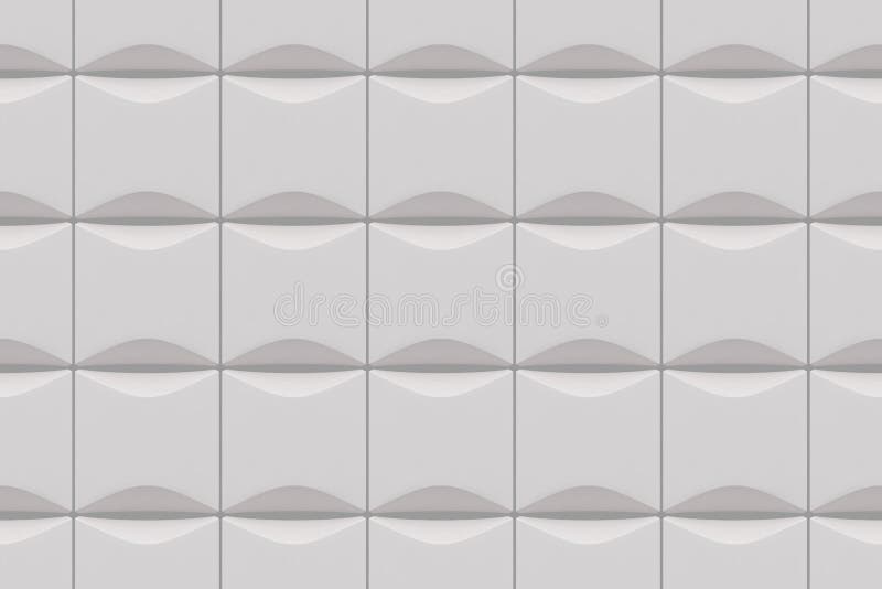 White Acoustic Sound Proof Soft Foam Seamless Pattern Stock Vector ...