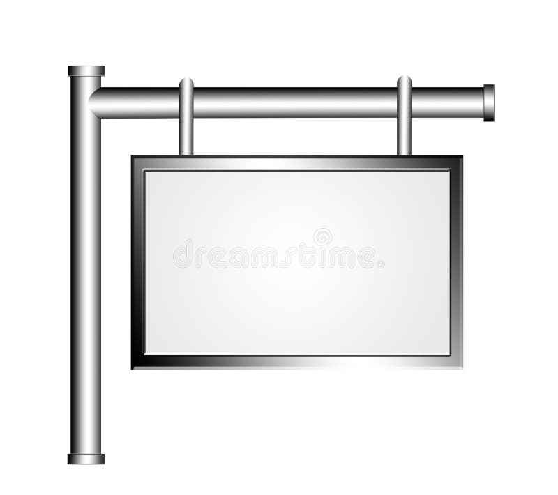 White advertisement stock illustration. Illustration of information ...