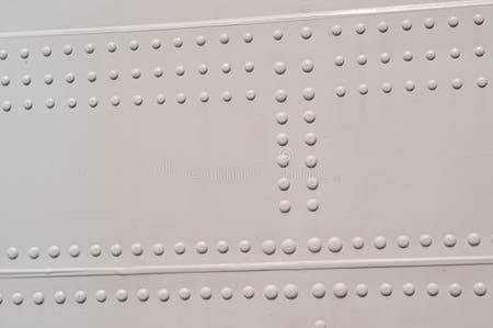 White Aircraft Rivets Texture Stock Photo - Image of forces, military ...