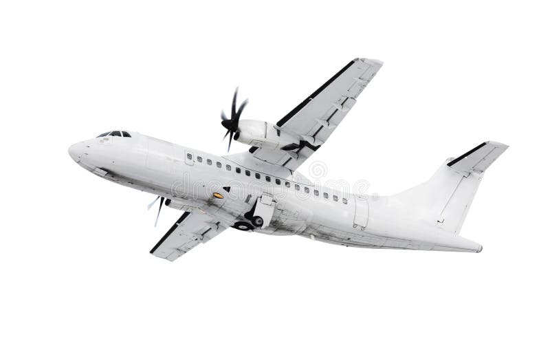 White airplane stock photo. Image of commercial, background - 19060222