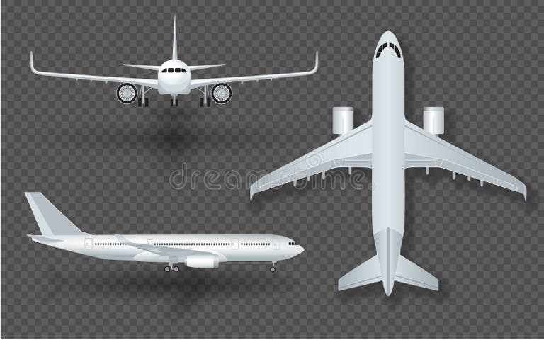 Airplane Profile Side Stock Illustrations – 461 Airplane Profile Side ...