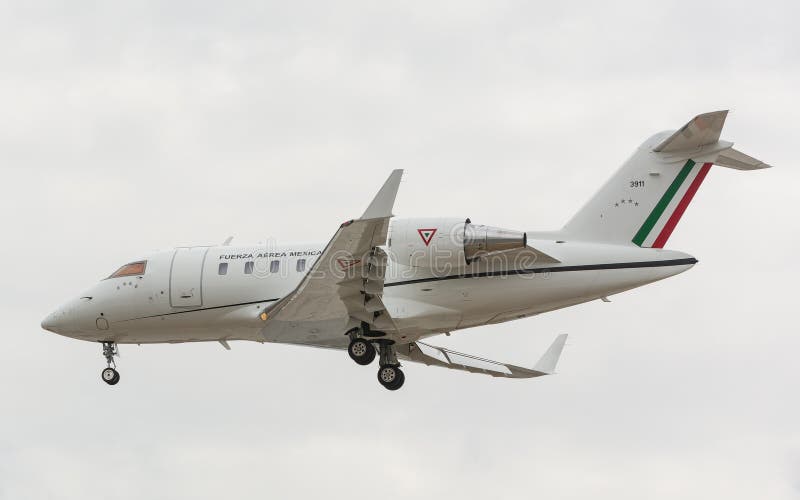 The White Airplane is Taking Off from the Runway by Itself Editorial ...