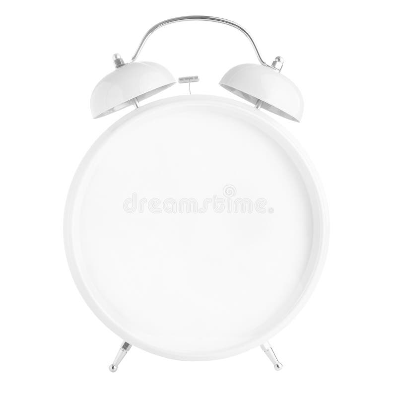White Alarm Clock With No Hands No Numbers Stock Photo - Image of arrow ... White Alarm Clock With No Hands No Numbers Stock Photo - Image of arrow ...