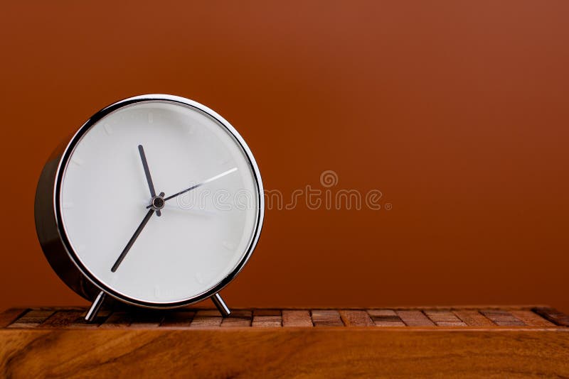 White Alarm Clock Stop Watch Photo Stock Photo - Image of instrument ...