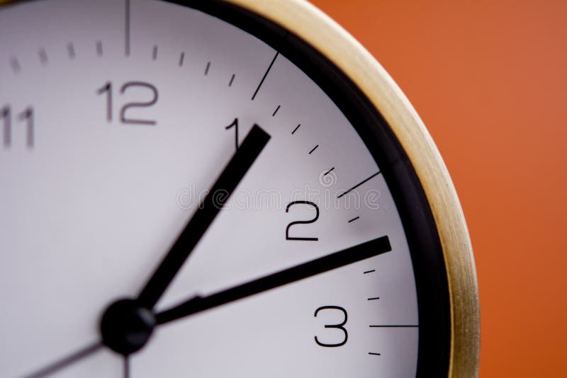 White Alarm Clock Stop Watch Photo Stock Image - Image of single ...