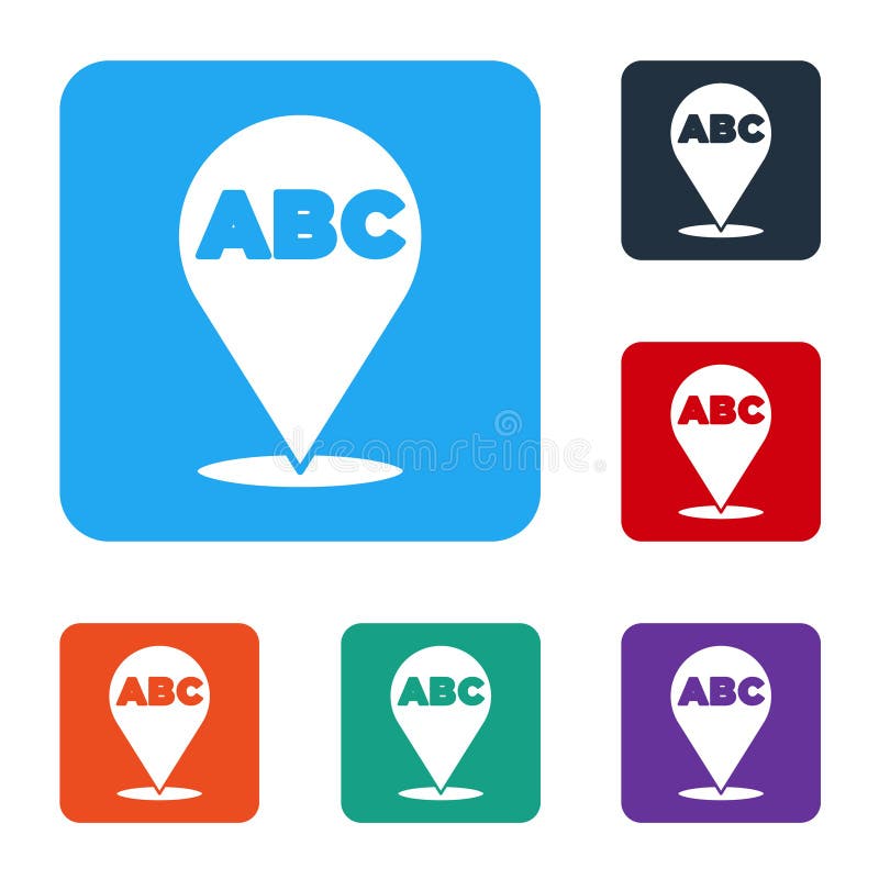 Alphabet Icons Isolated Square Stock Illustrations – 1,800 Alphabet ...