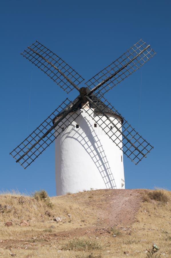 White ancient windmill stock image. Image of historical - 27304829