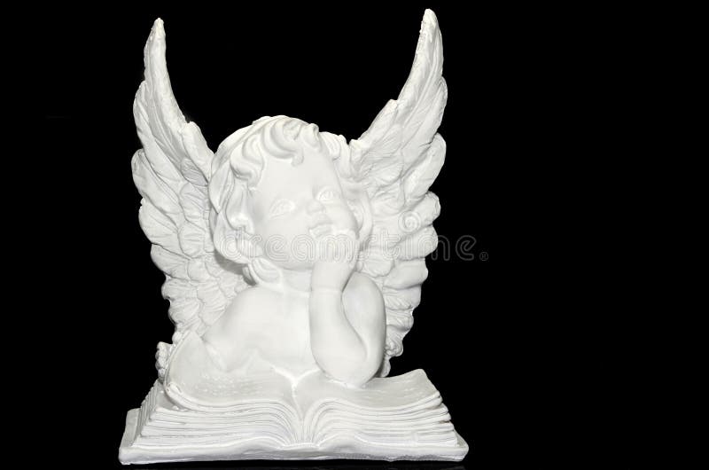 White Angel stock image. Image of book, artistic, guardian - 61250943