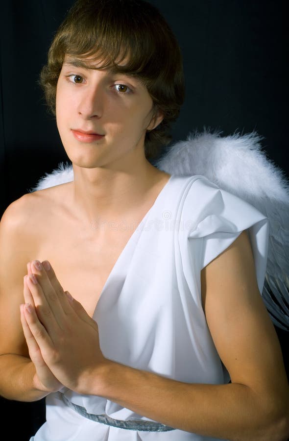Strong angel stock photo. Image of freedom, fantasy, muscular - 8195118