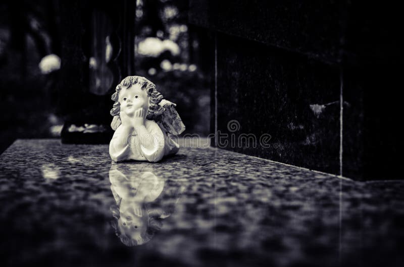 Angel monochrome stock image. Image of culture, marble - 77621887
