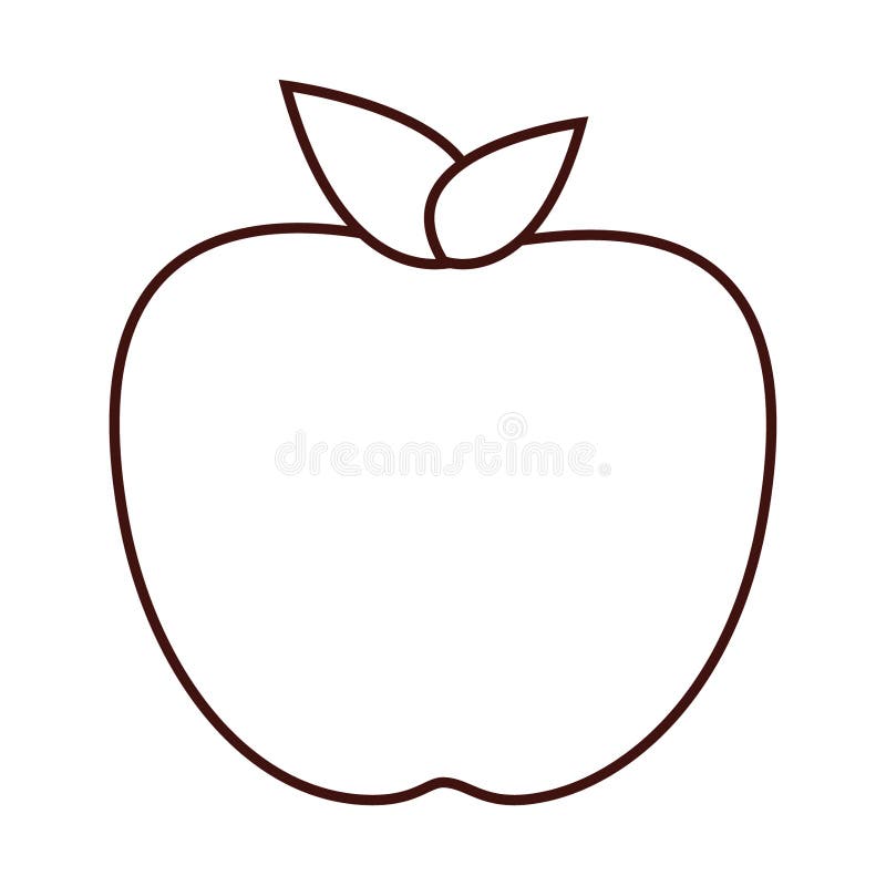 White apple fruit stock vector. Illustration of nature - 80769518