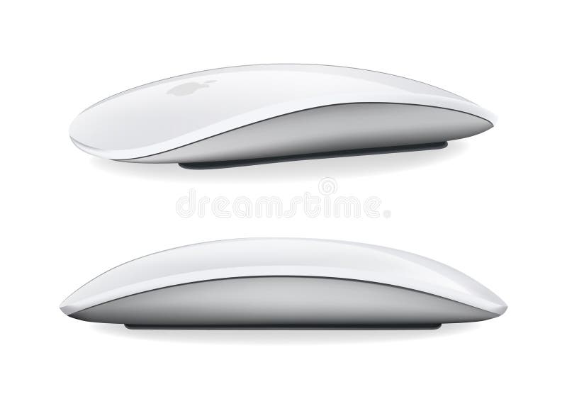 Apple Magic Mouse Black Multi Touch Surface Stock Illustrations – 4 ...