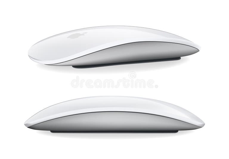 Apple Magic Mouse Black Multi Touch Surface Stock Illustrations – 4 ...