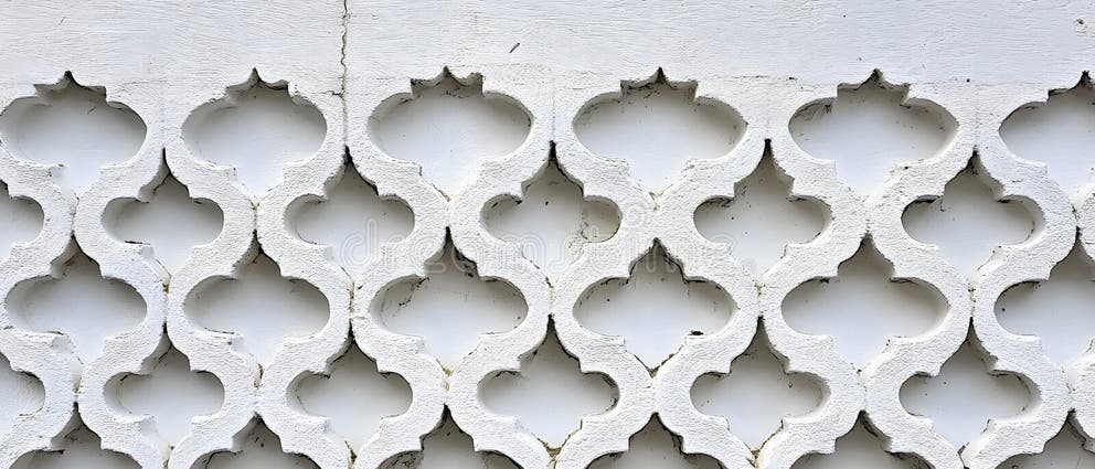 White Arabesque Wall Pattern Texture Background Royalty Free Image ...