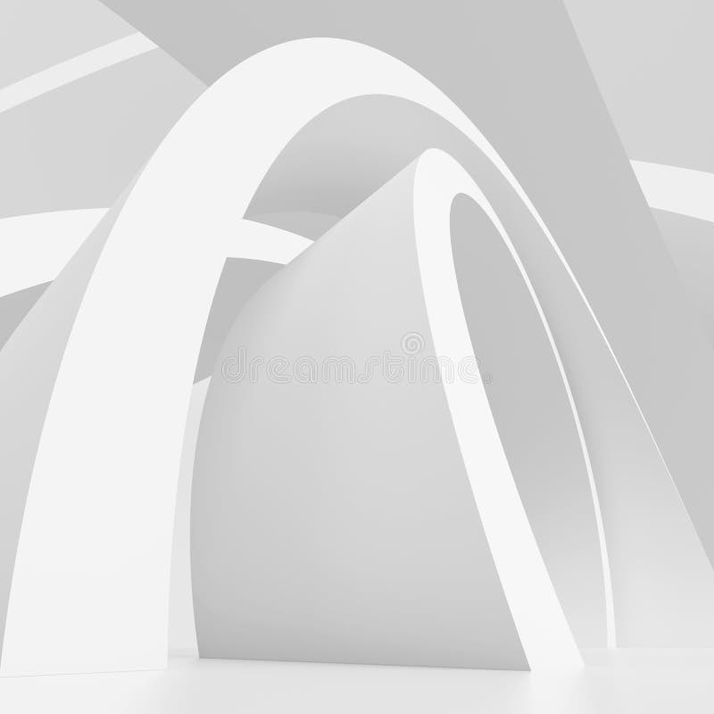 White Arch Construction. stock illustration. Illustration of concept ...