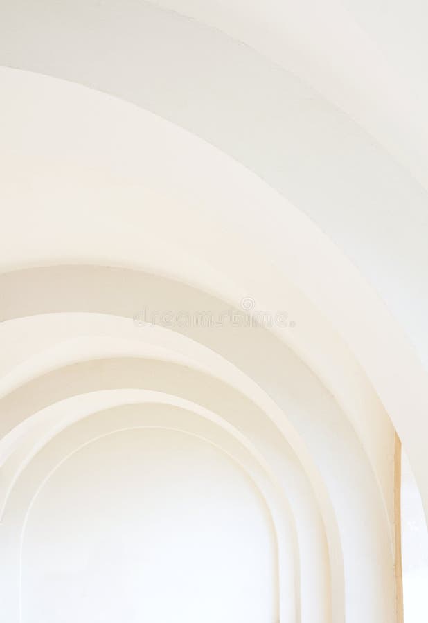 White arched pathway stock photo. Image of arch, empty - 16474230