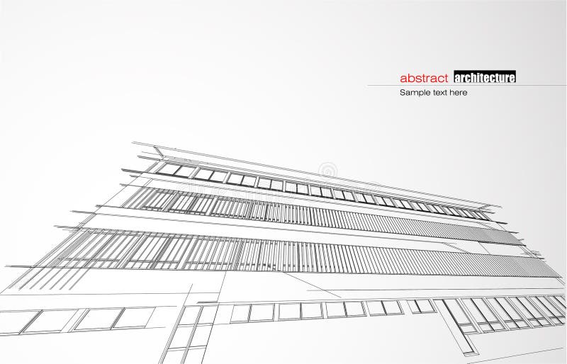Architecture Design of Residence and Public Buildings. Side and Layout ...