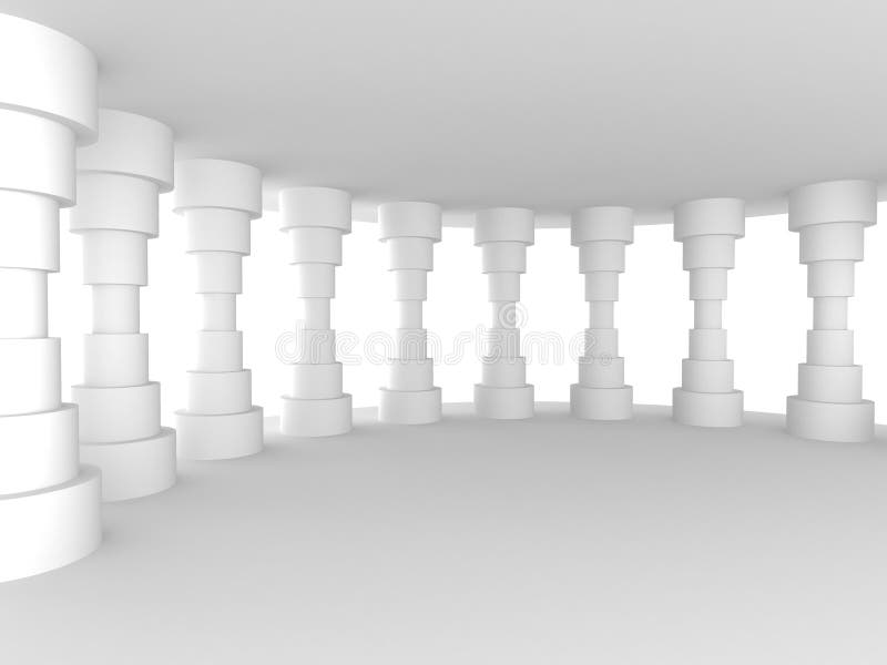 White Column Background. Abstract Architecture Wallpaper Stock ...