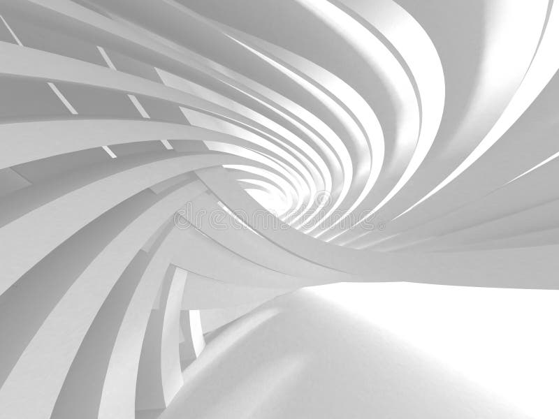 White Architecture Construction Modern Interior Background Stock ...