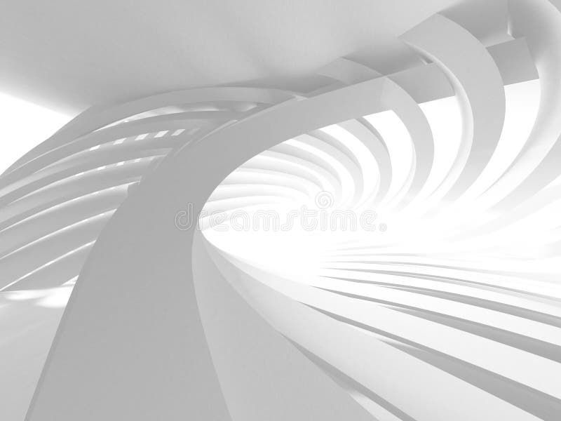 White Architecture Construction Modern Interior Background Stock ...