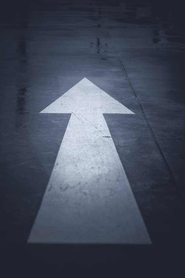 White arrow stock photo. Image of colour, arrow, artistic - 89266088