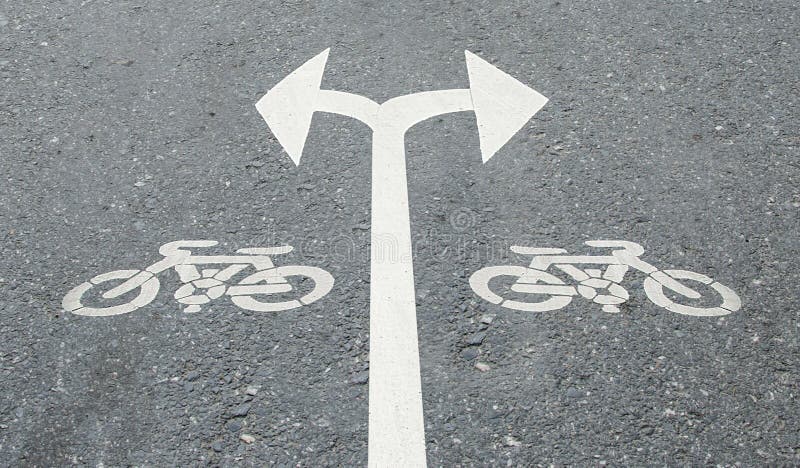 Bicycle sign stock image. Image of exercise, icon, transportation ...