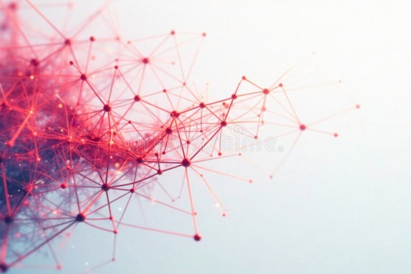 White Backdrop, Interconnected Low Poly Lines, Simple, Structure, Clean ...