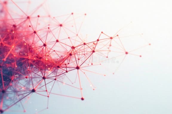 White Backdrop, Interconnected Low Poly Lines, Simple, Structure, Clean ...