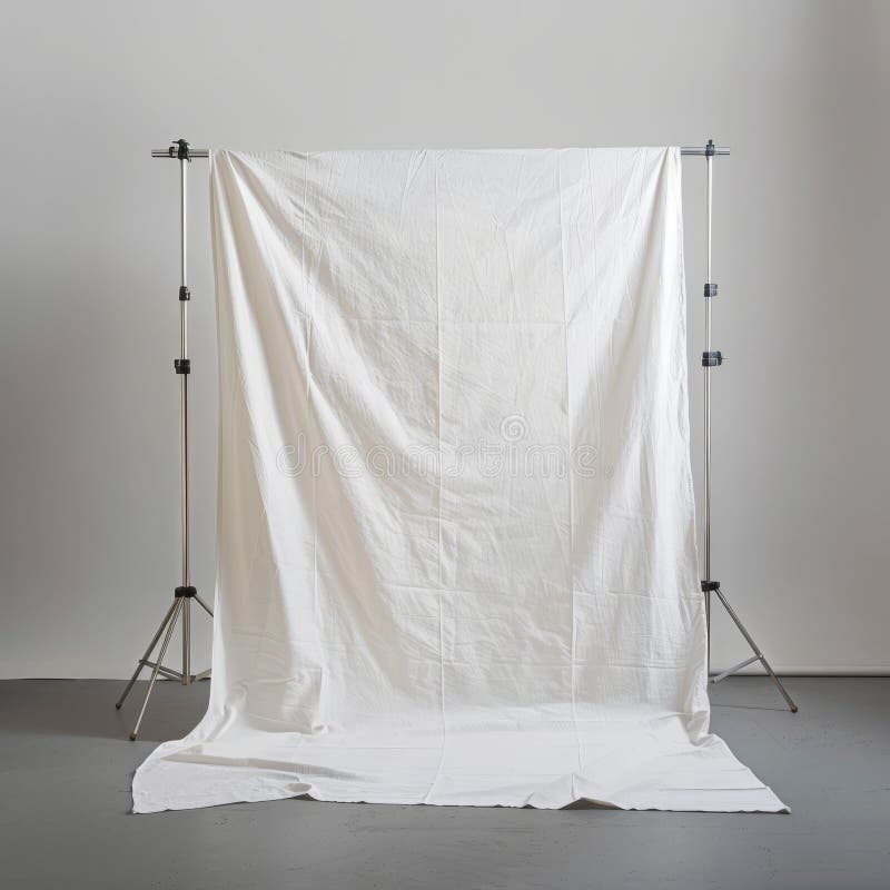 White Backdrop for Photography Studio Stock Illustration - Illustration ...