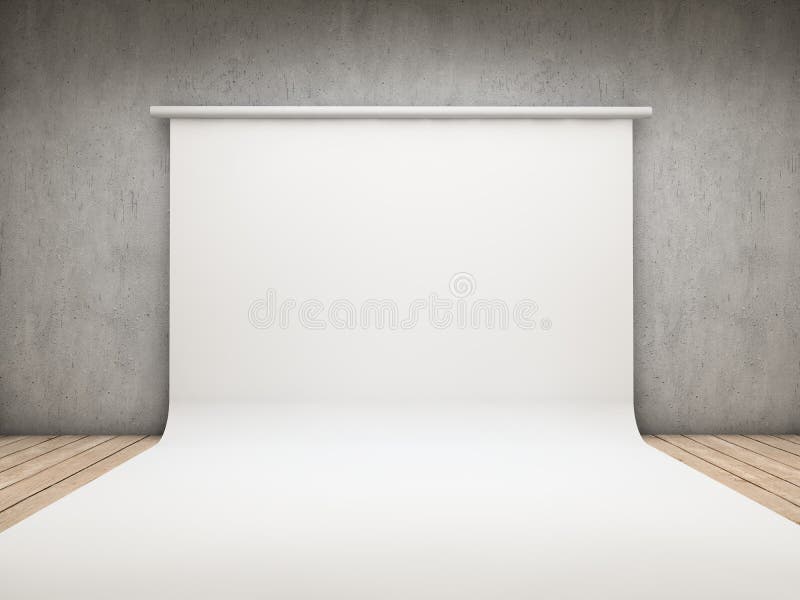 White backdrop stock illustration. Illustration of architecture - 90183002