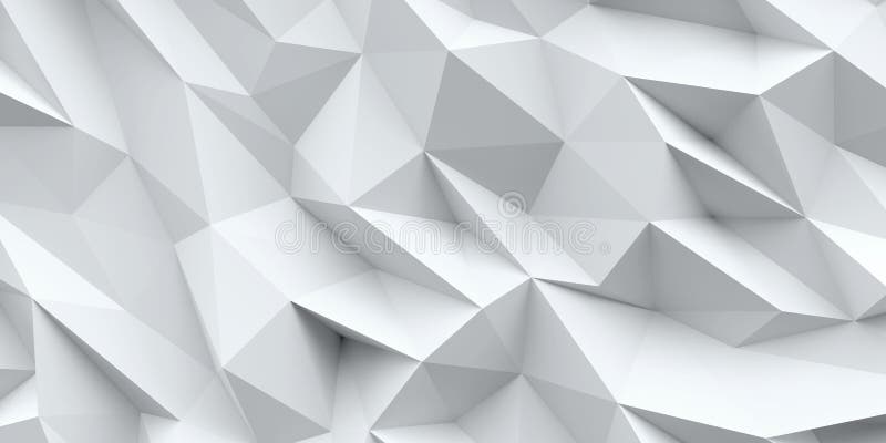 White Background. Abstract Triangle Texture. Stock Illustration ...