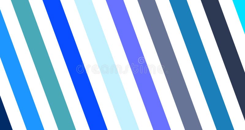 Banner with Blue Diagonal Stripes Stock Illustration - Illustration of ...
