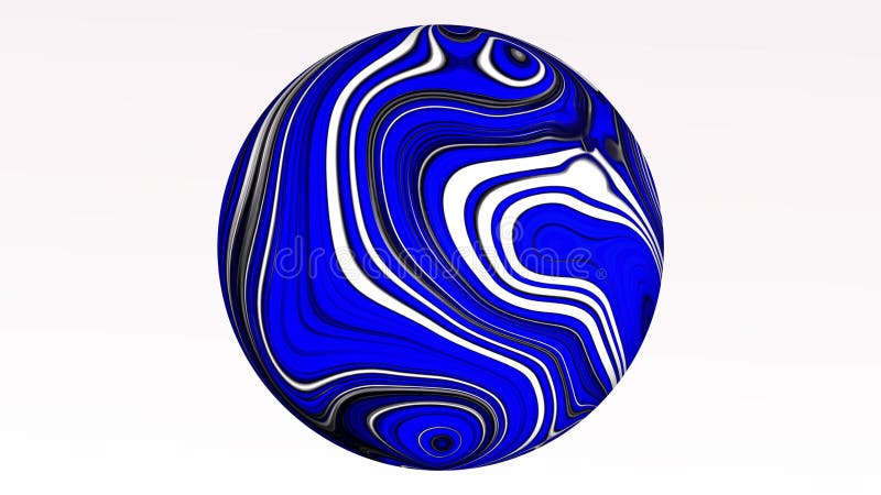 White Background with Beautiful Rotating Blue Black and White Texture ...