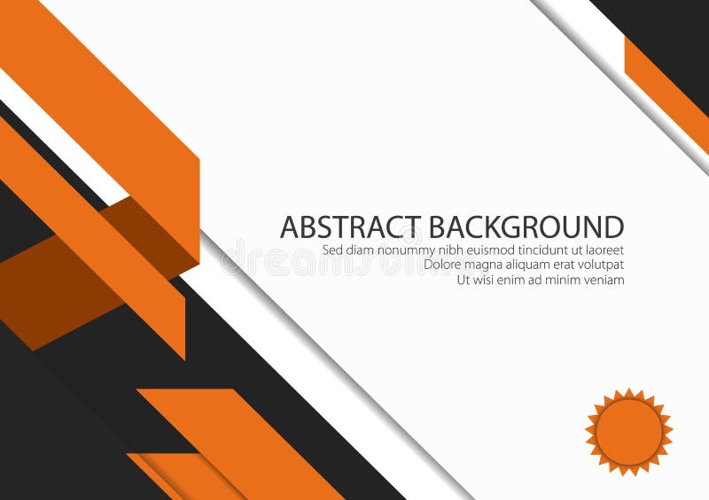 White Background with Beige Color Line Solid Shape. Modern Design ...