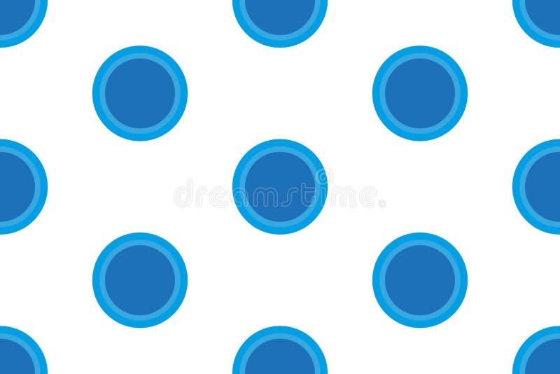 White Background with Big Blue Dots. Wrapping Stock Vector ...